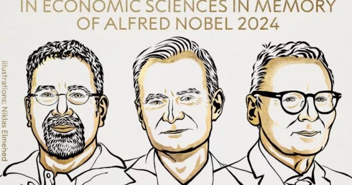 Στους Ντάρον Ατσέμογλου, Σάιμον Τζόνσον και Τζέιμς Ρόμπινσον το Νόμπελ Οικονομίας 2024 | Alfavita